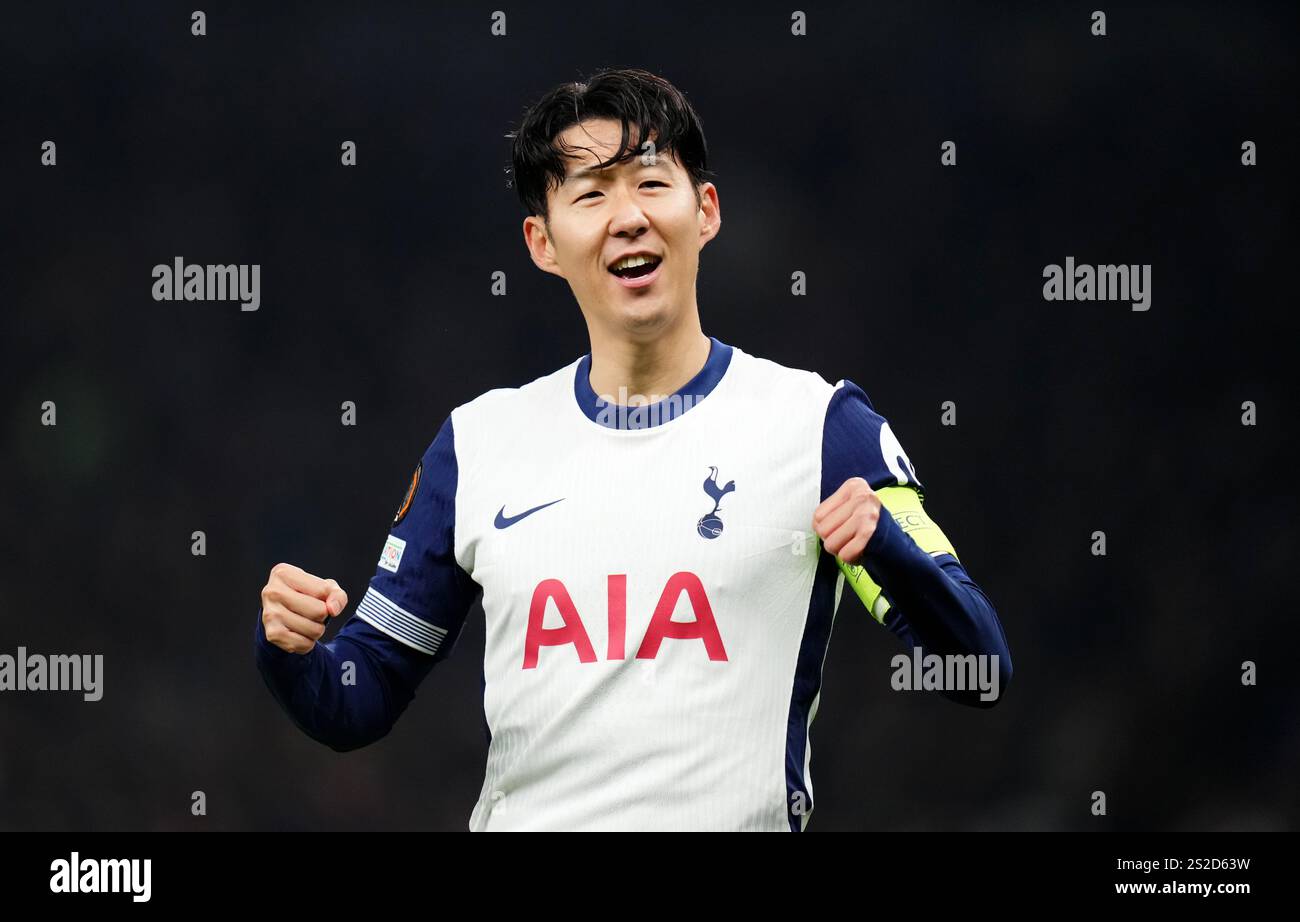 File photo dated 28-11-2024 of Son Heung-Min. Tottenham have exercised an option to extend ...
