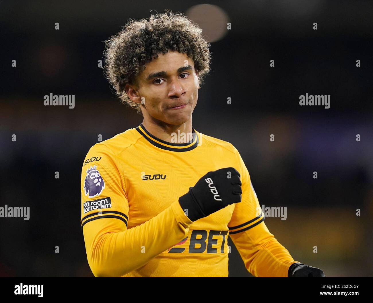 Wolverhampton, UK. 6th Jan, 2025. Pedro Lima of Wolverhampton Wanderers ...