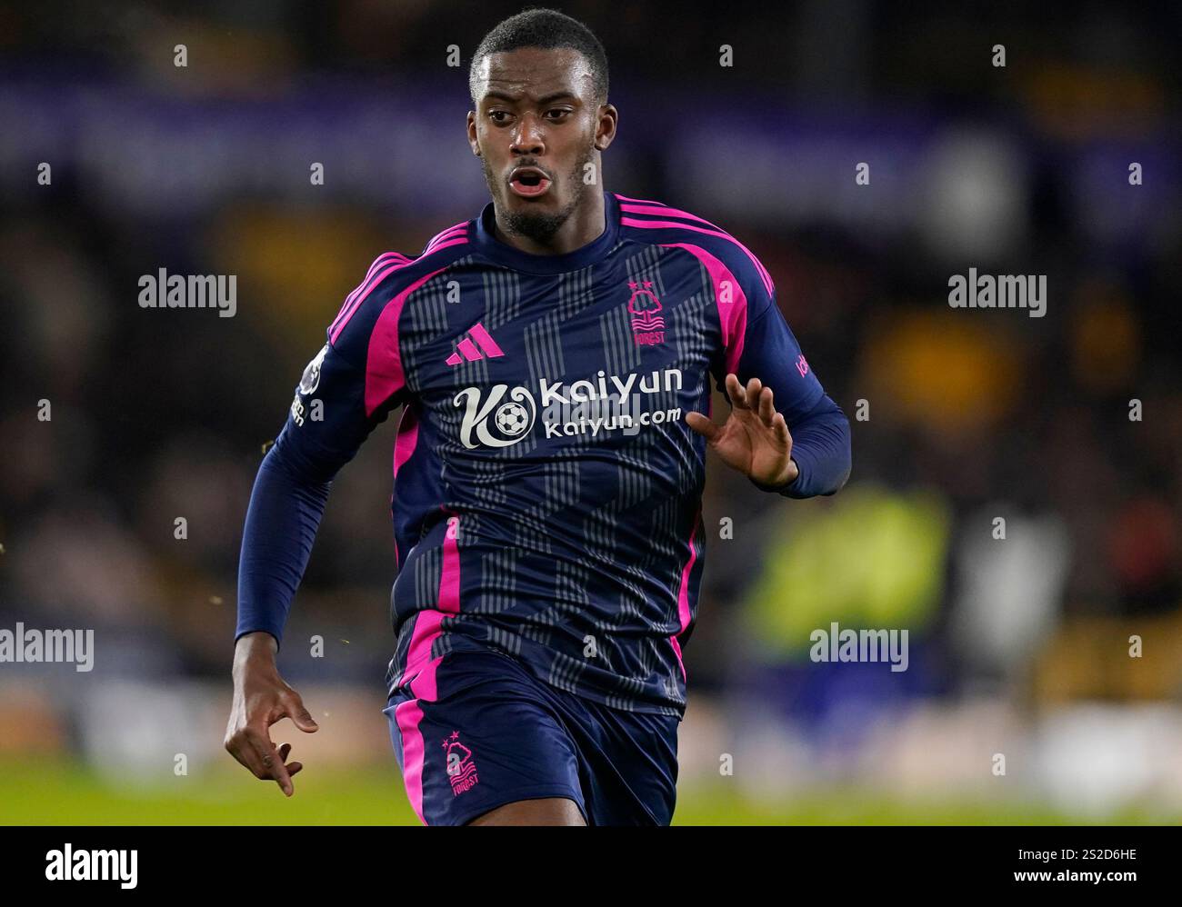 Wolverhampton, UK. 6th Jan, 2025. Callum Hudson Odoi of Nottingham ...