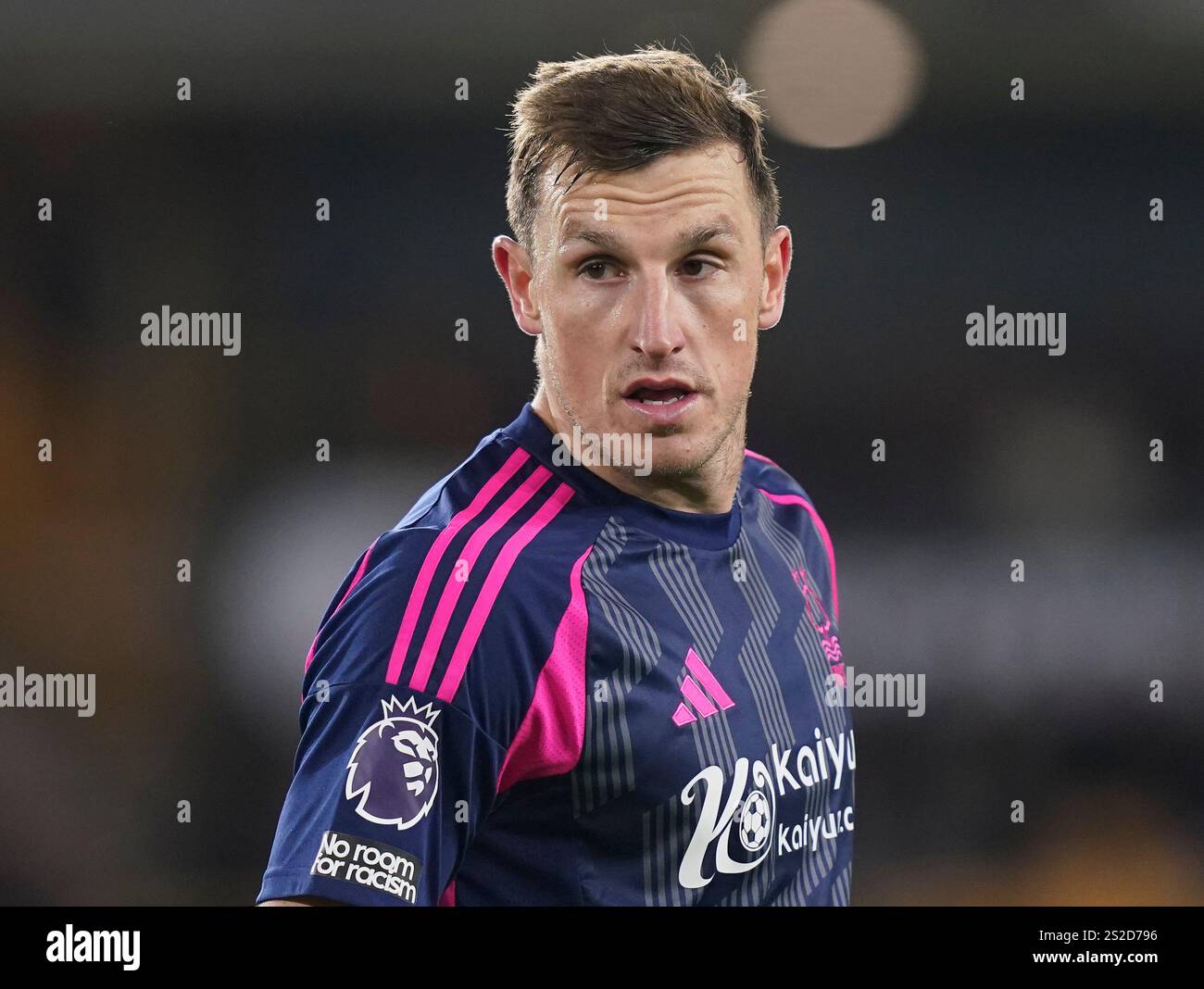 Wolverhampton, England, 6th January 2025. Chris Wood of Nottingham ...