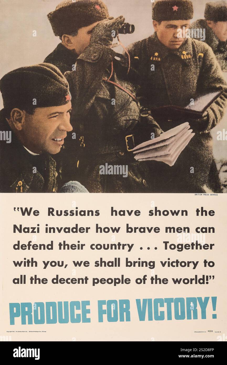 1940s usa propaganda poster hi-res stock photography and images - Alamy