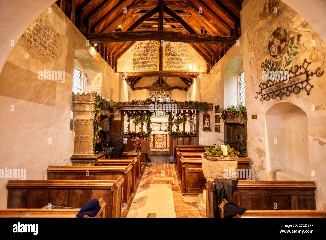 Duncton, January 4th 2025: The Church of St Richard at Burton Park ...