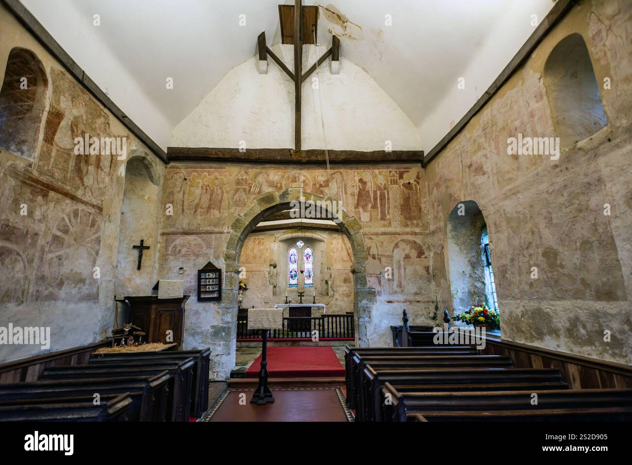Hardham, January 5th 2025: St Botolph's Church - some of the country's ...
