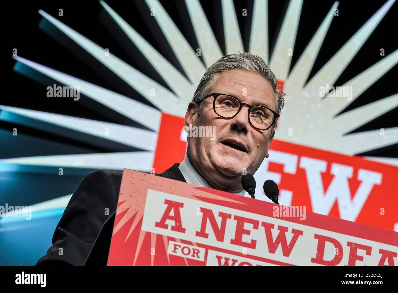 Sir Keir Starmer, Prime Minister of the United Kingdom, close up ...