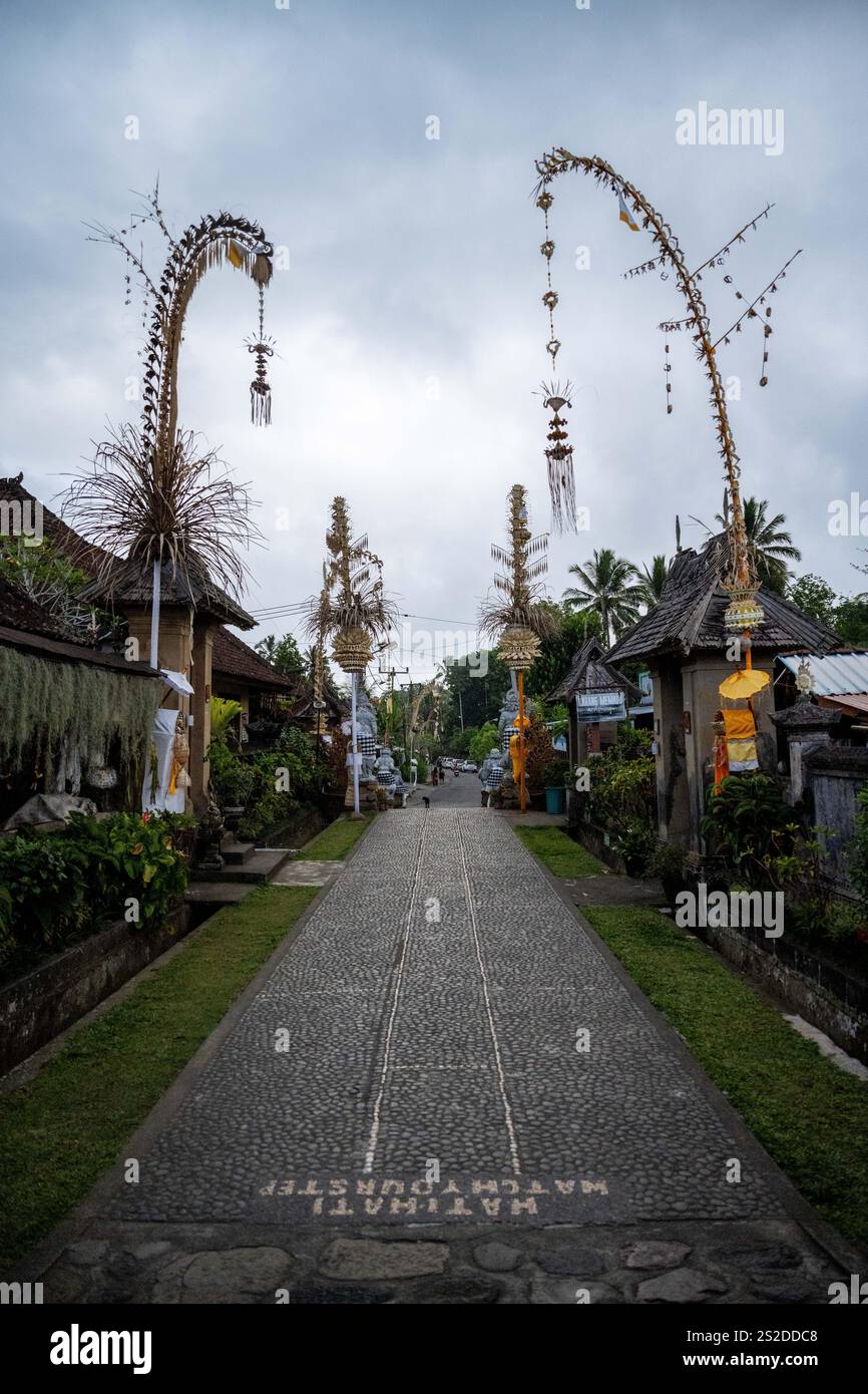 Bali, Indonesia - October 22, 2024:Penglipuran Village in Bali ...