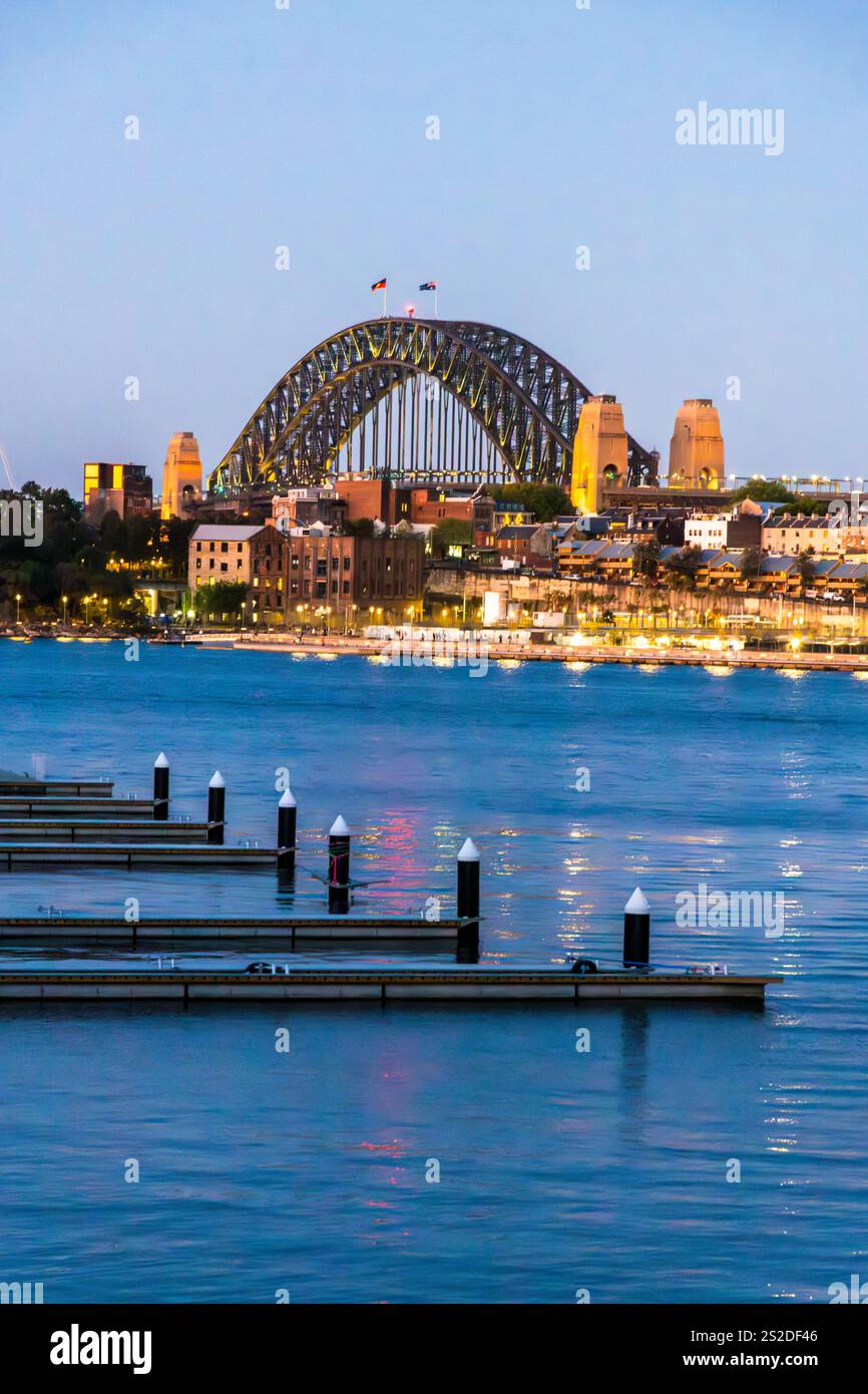 Scenic evening views from Doltone House and Jones Bay Wharf on the ...