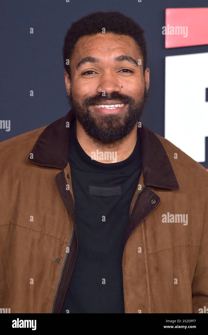 Jordan Howlett / Jordan the Stallion bei der Premiere der Wrestling ...