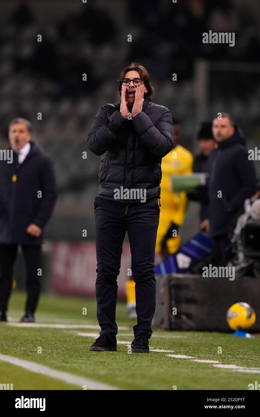 Torino’s head coach Paolo Vanoli during the Serie A soccer match ...