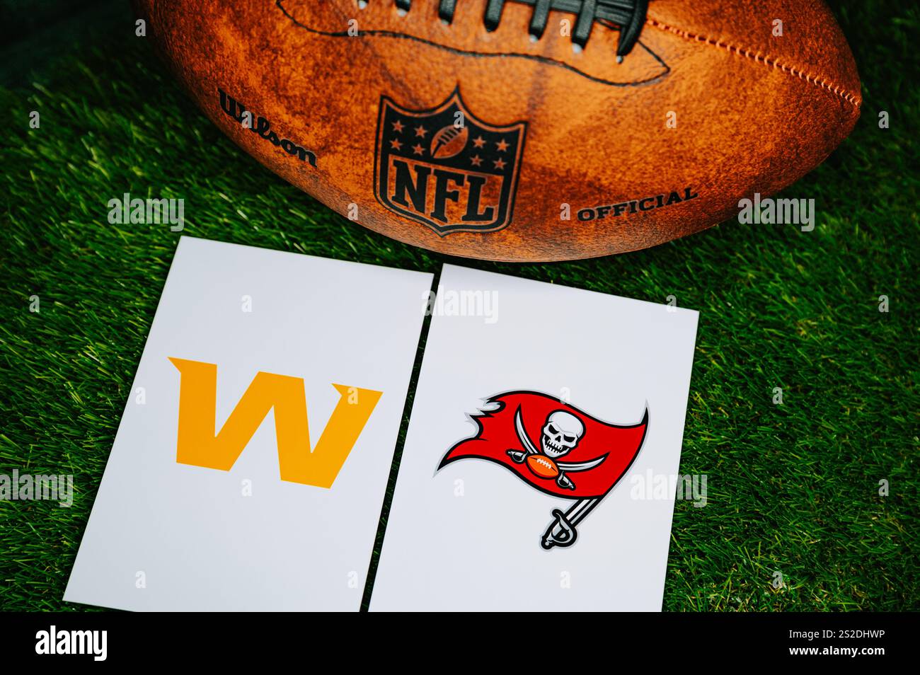 TAMPA, JANUARY 6, 2025: Washington Commanders vs. Tampa Bay Buccaneers ...