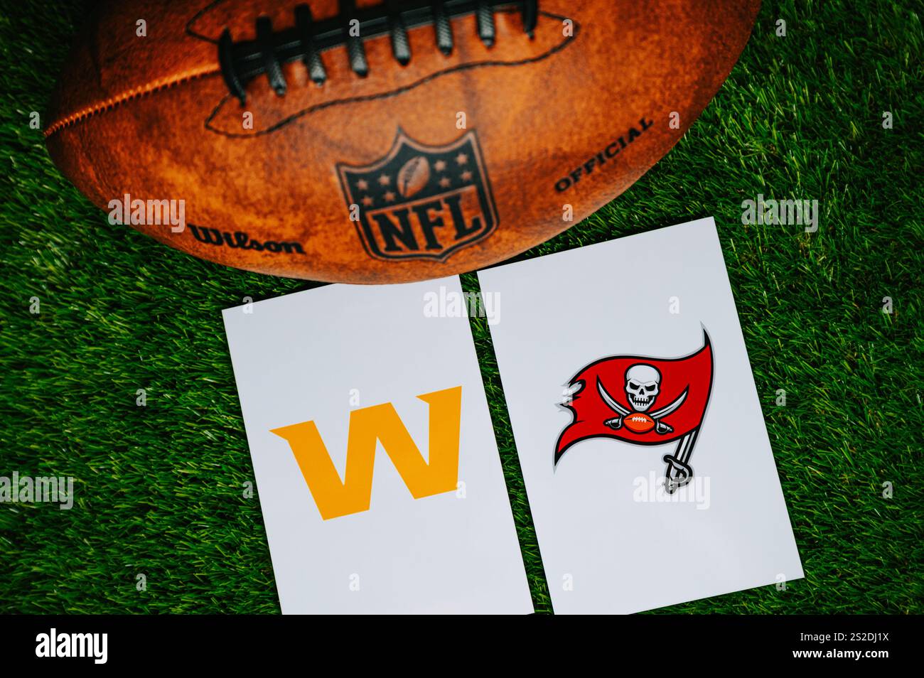 TAMPA, JANUARY 6, 2025: Washington Commanders vs. Tampa Bay Buccaneers ...