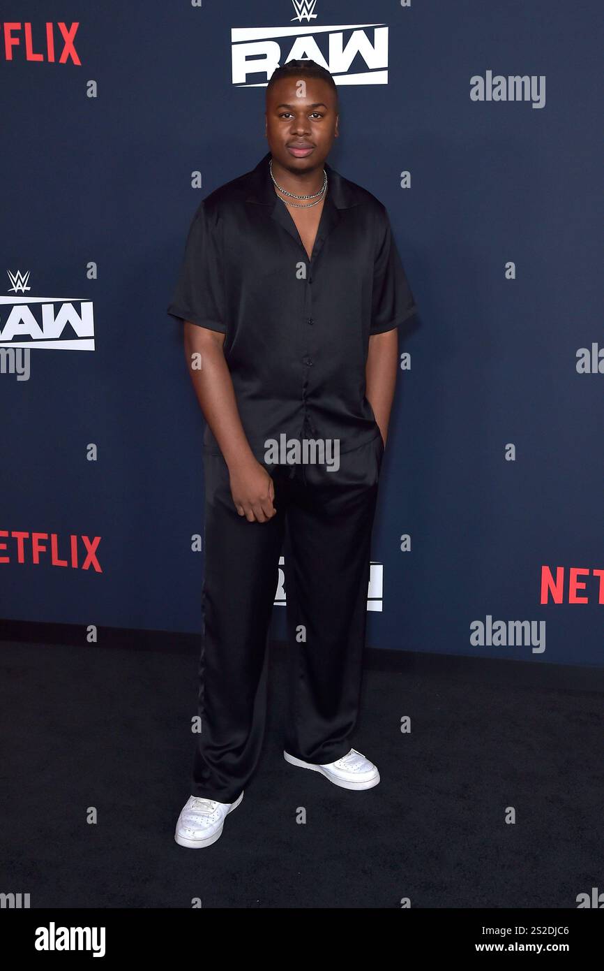 Jonathan Peter bei der Premiere der Wrestling Show 'WWE Monday Night RAW' auf Netflix im Intuit ...