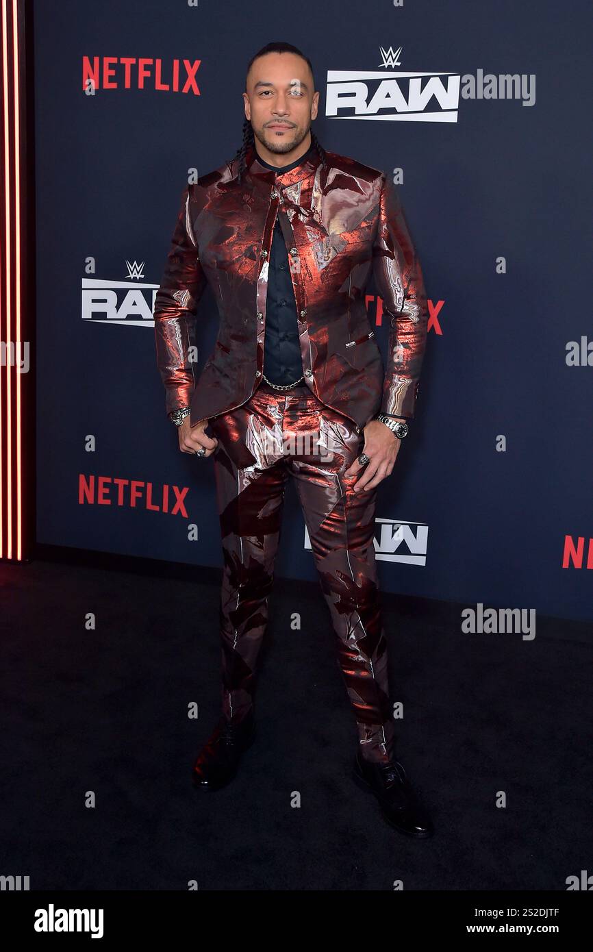 Damian Priest bei der Premiere der Netflix Wrestling Show 'WWE Monday ...