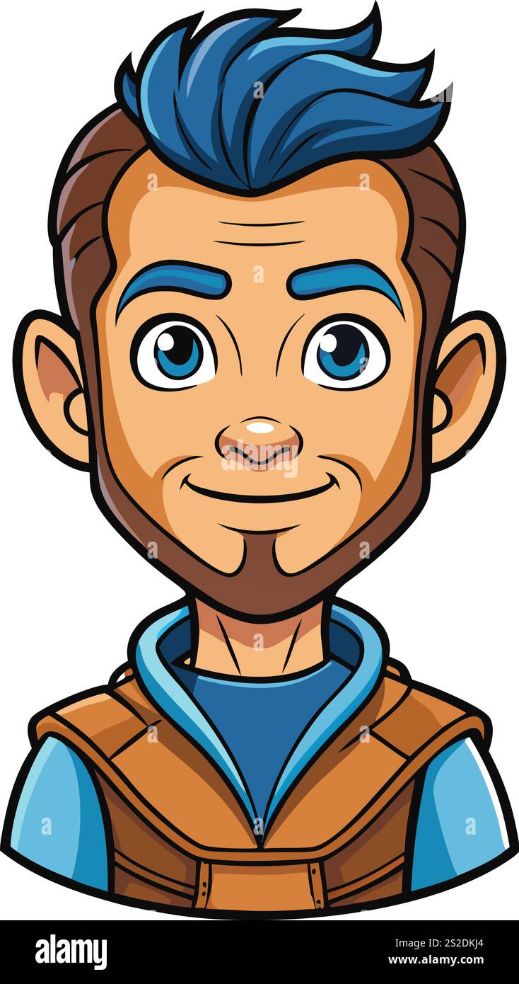 Creative depiction of a fantasy inspired male character with unique ...