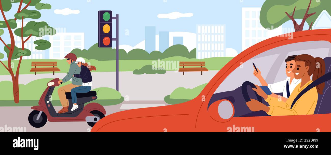 Test drives Stock Vector Images - Alamy