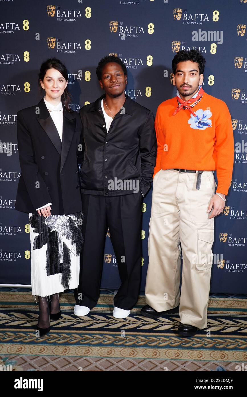 (left to right) Marisa Abelaand, David Jonsson and Nabhaan Rizwan at ...