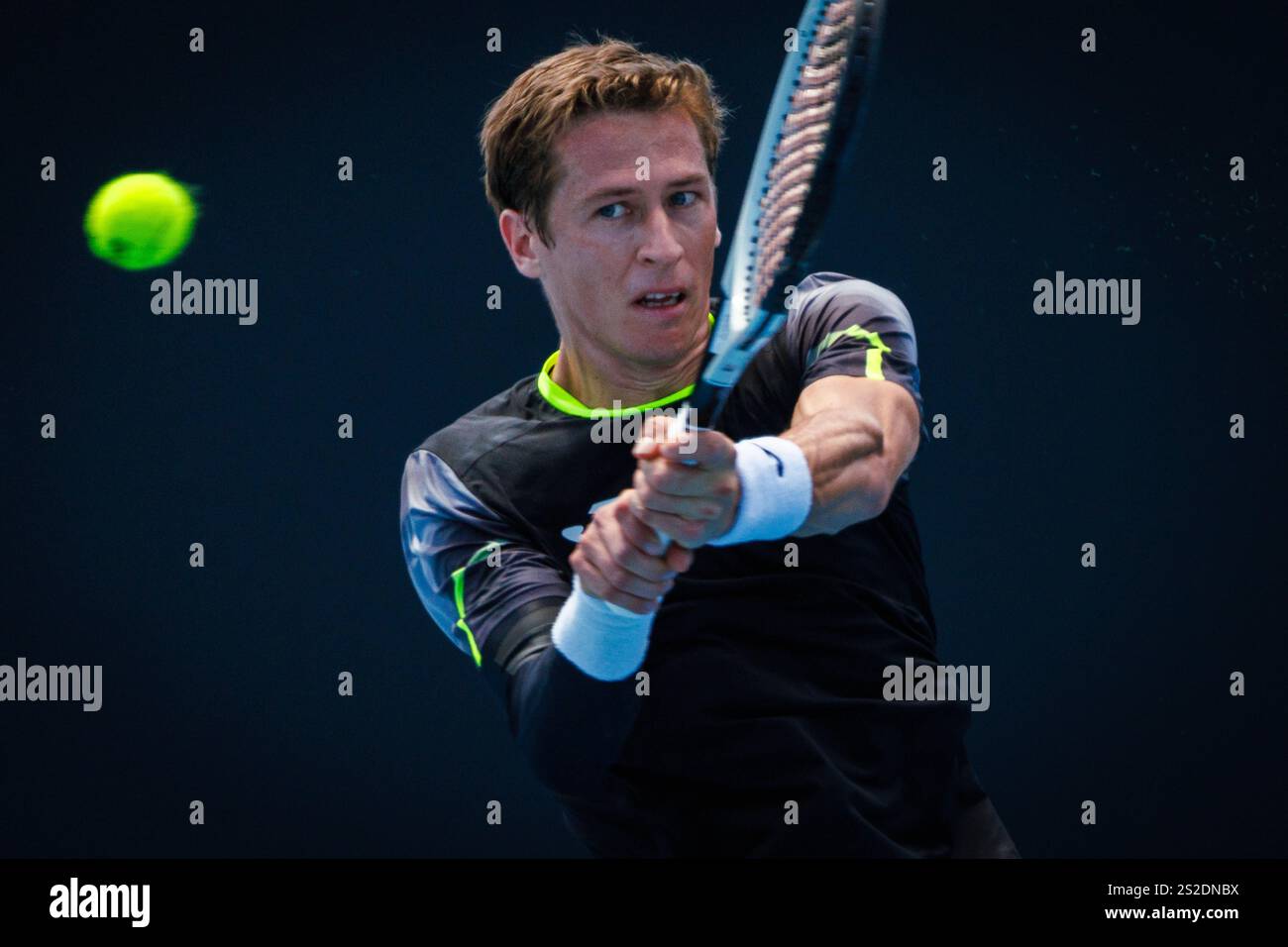 Melbourne, Australia. 07th Jan, 2025. Belgian Kimmer Coppejans pictured ...