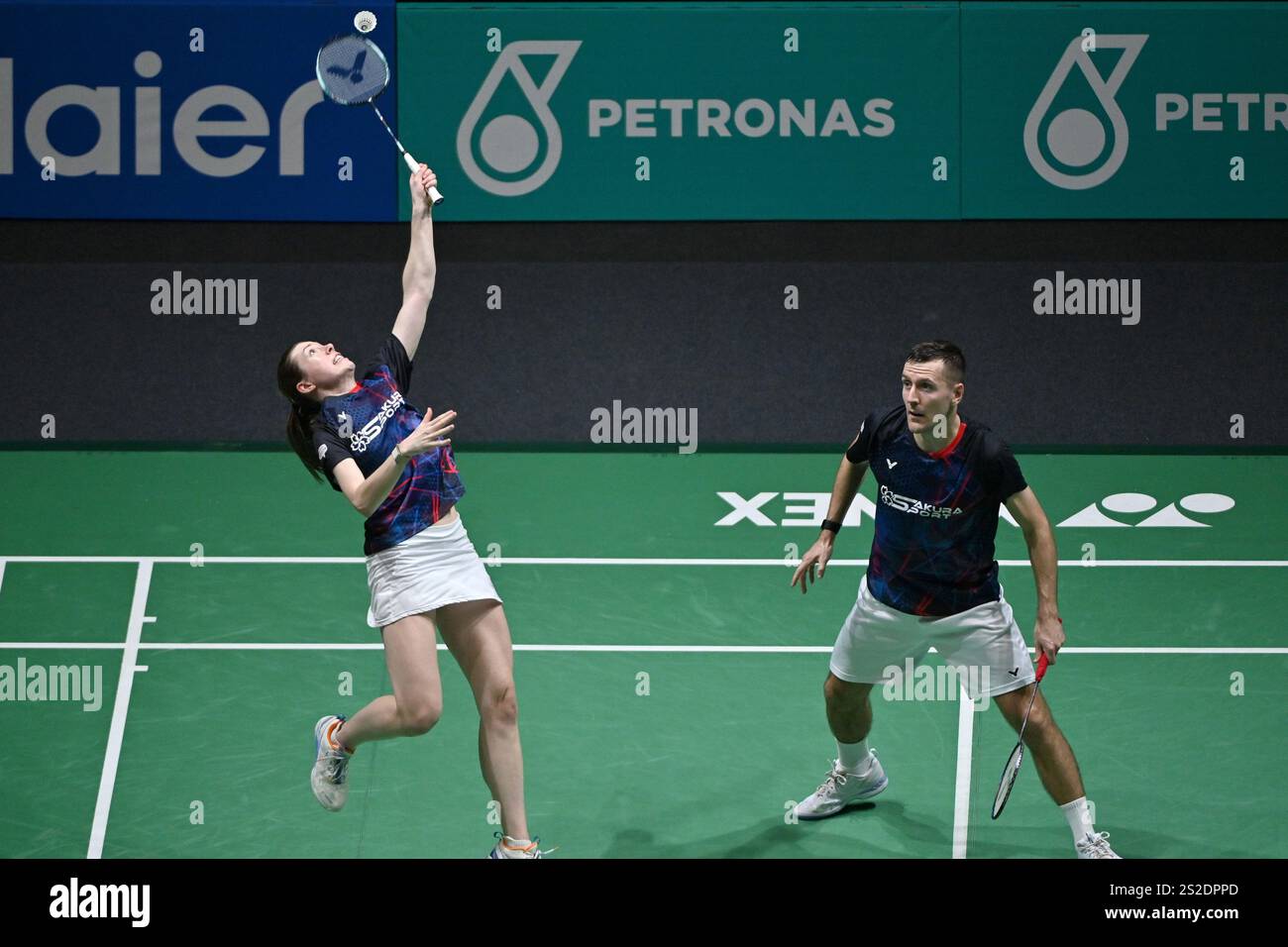 Kuala Lumpur, Malaysia. 7th Jan, 2025. England's Gregory Mairs (R ...
