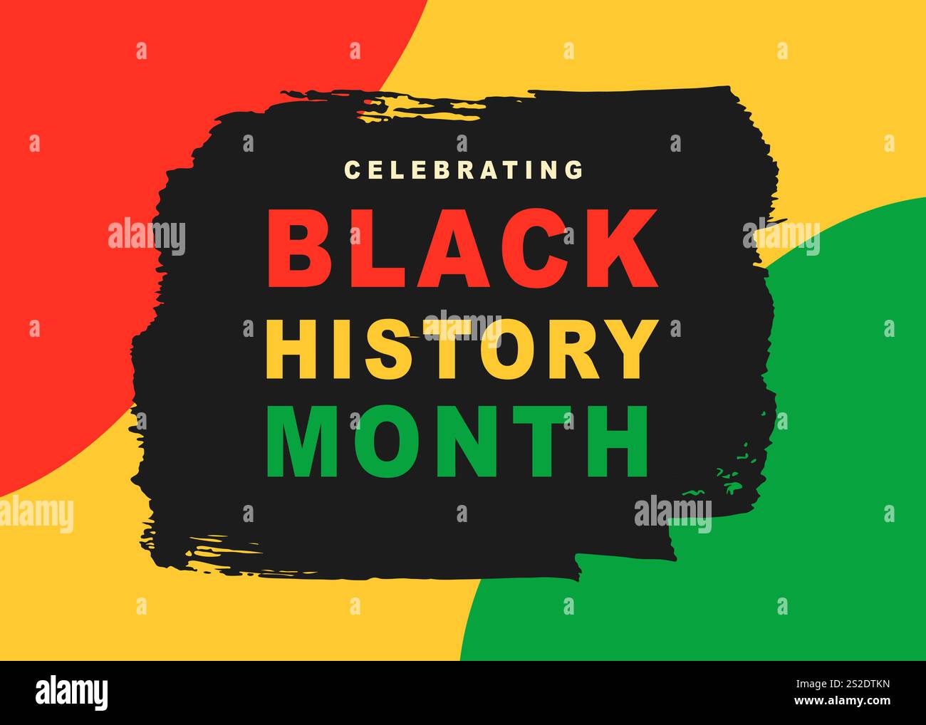 Black History Month 2025 African American Banner Stock Vector Image ...