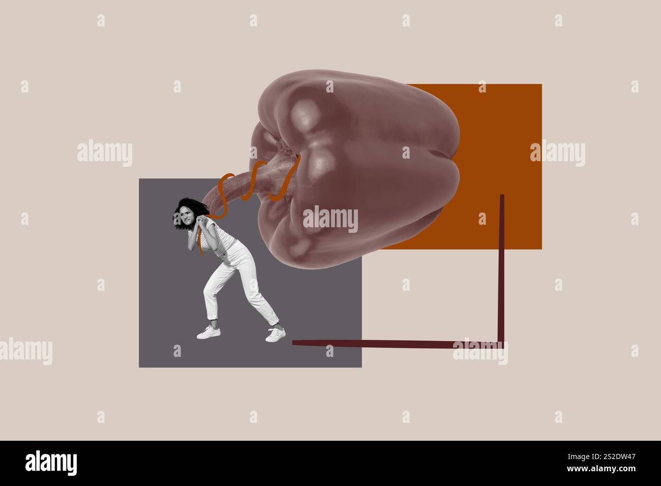 Composite sketch design artwork 3D collage of gourmet chef nutrition ...