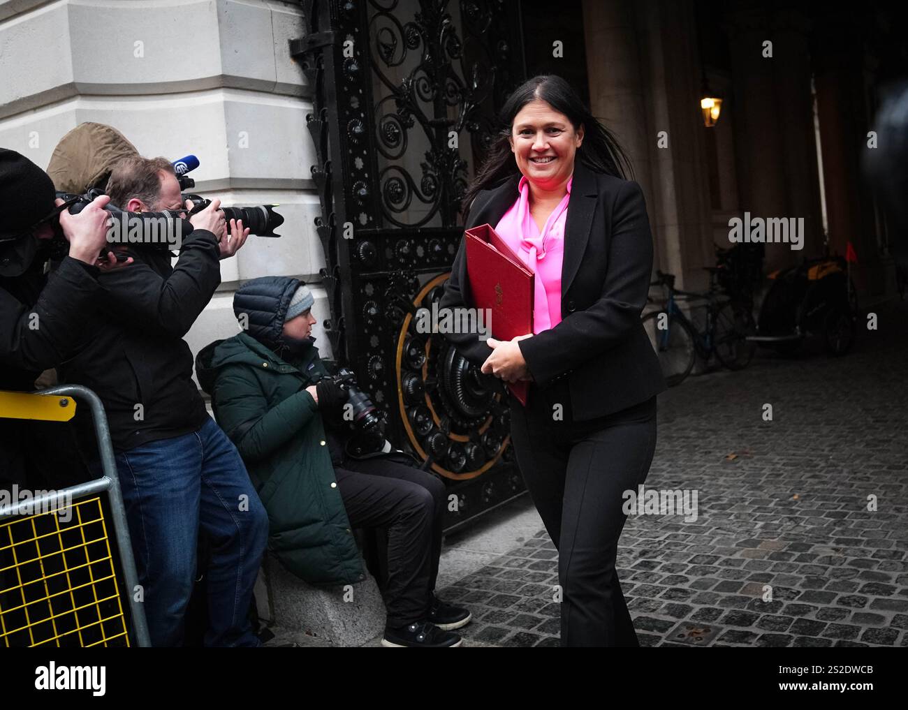 Culture Secretary Lisa Nandy arrives in Downing Street, London, for a ...