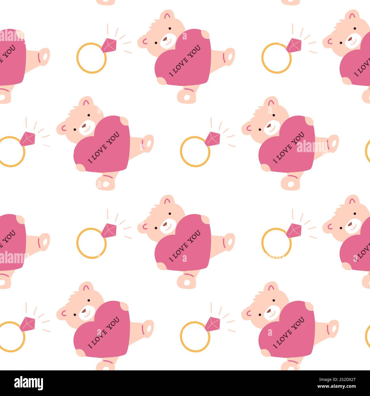 Cute teddy bear decorative Stock Vector Images - Alamy