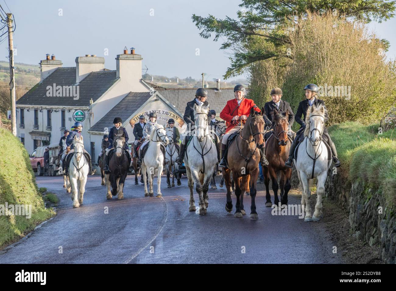 Carbery Hunt at Grange, Lislevane, Co. Cork, Dec 2024 Stock Photo - Alamy