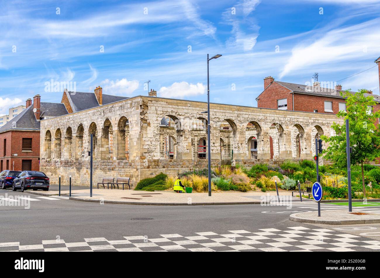 Remains of convent Grey Nuns Square des Soeurs Grises ancient monastery ...