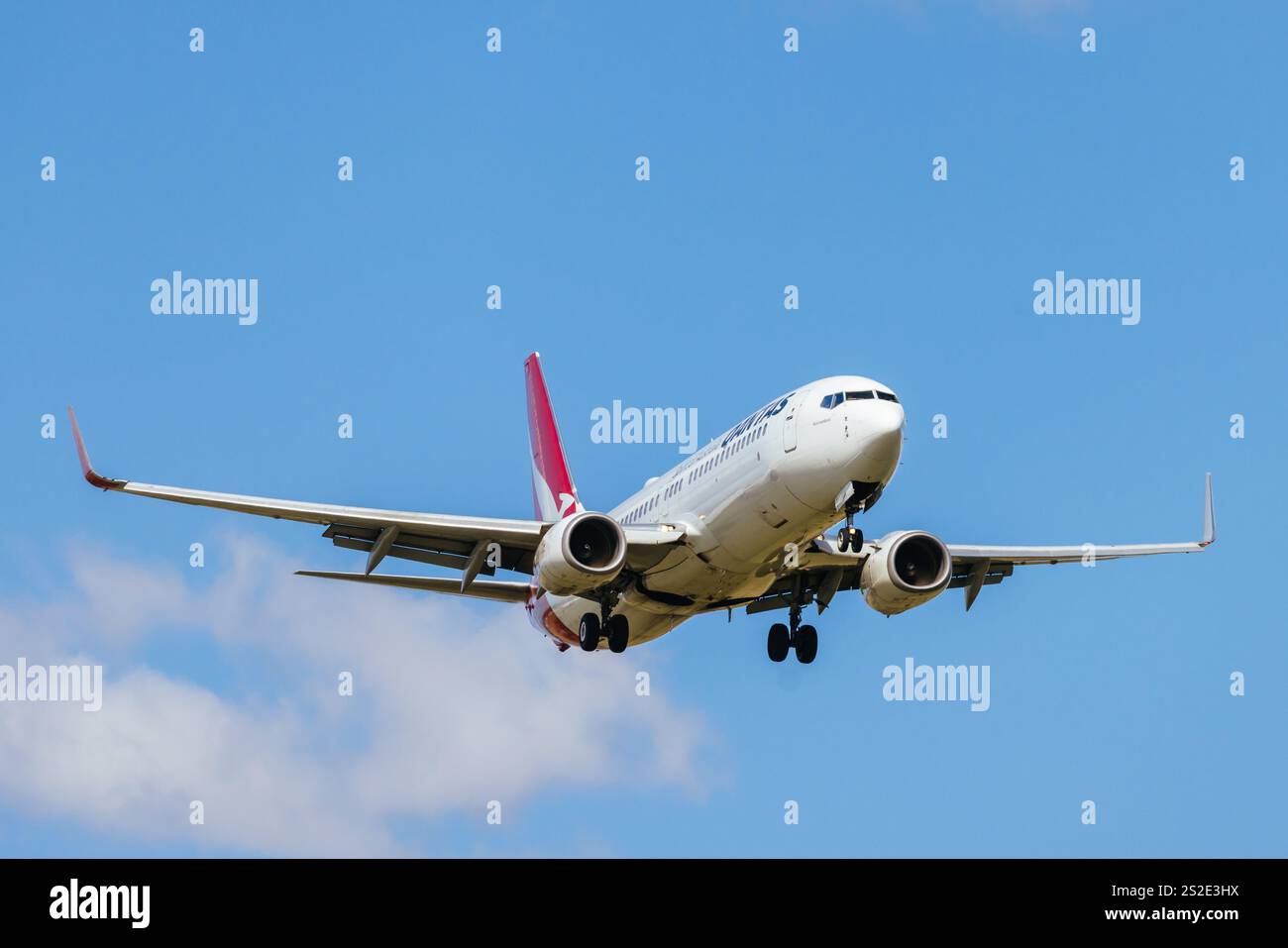 Qantas Boeing 737-838 in Australia Stock Photo - Alamy