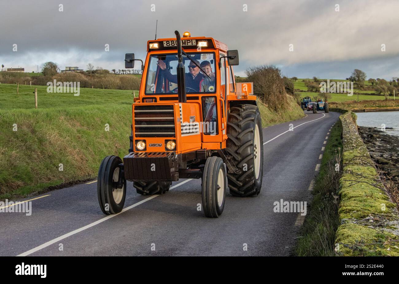 Kilbrittain Tractor Run in aid of Autism Dec 2024 Stock Photo - Alamy