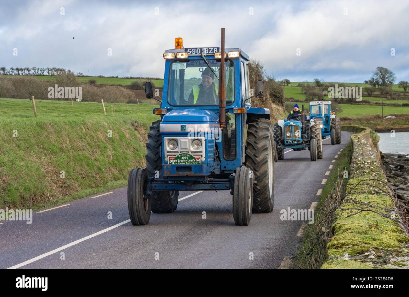 Kilbrittain Tractor Run in aid of Autism Dec 2024 Stock Photo - Alamy