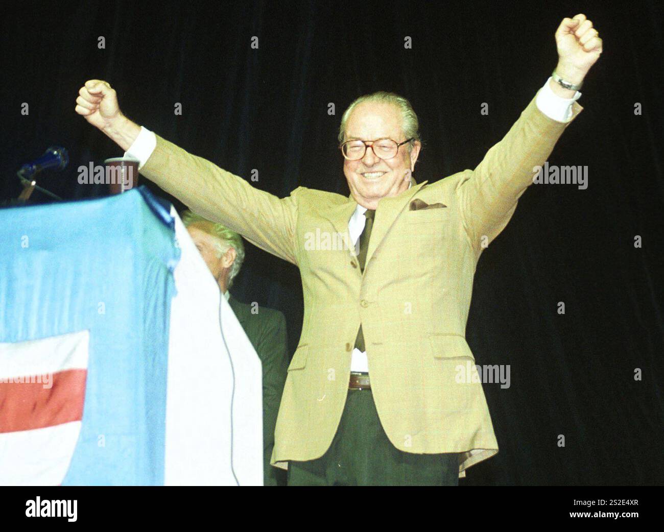 ***FILE PHOTO*** Jean-Marie Le Pen, the head of the French far-right ...