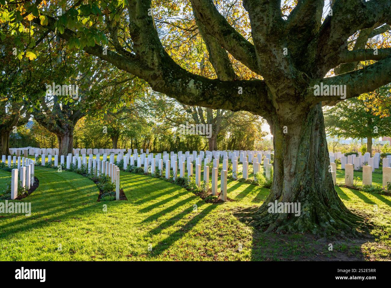 Bayeux British War Cemetery, Normandy, France Stock Photo - Alamy
