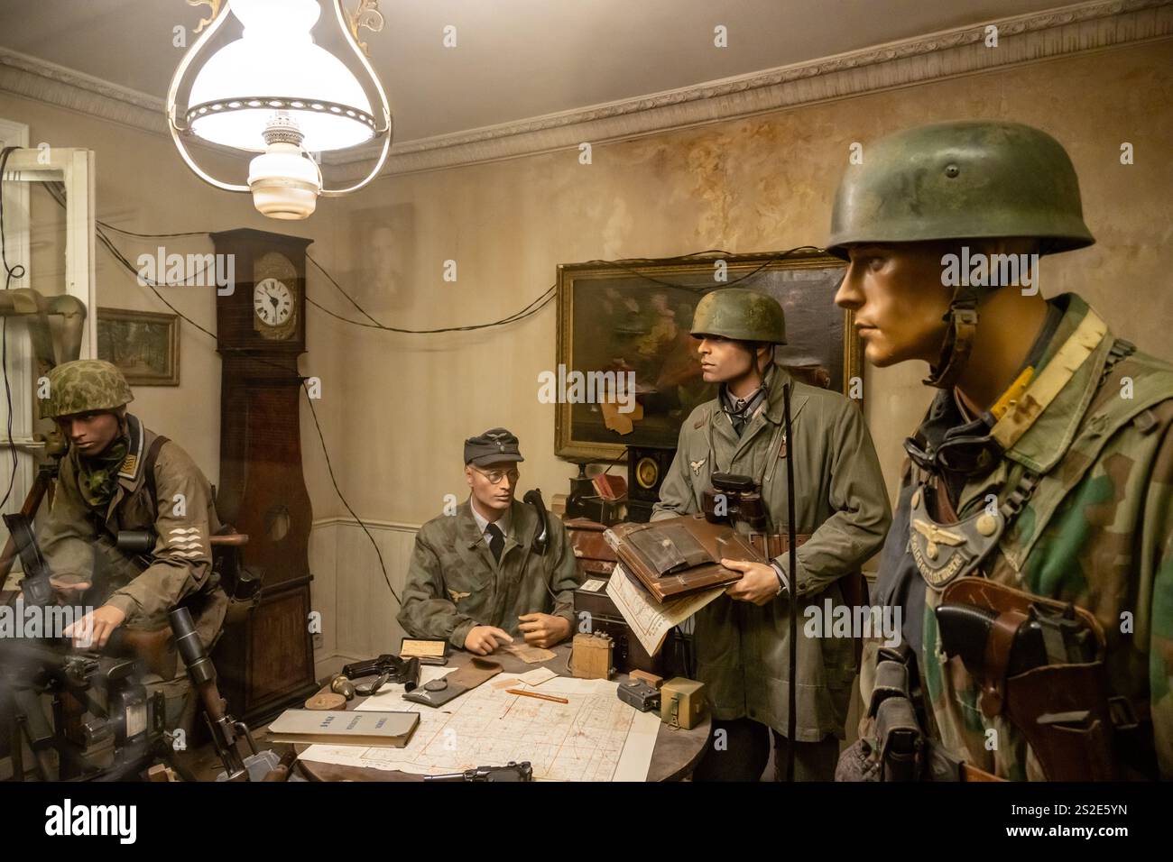 Dead Man's Corner Museum, Normandy, France Stock Photo - Alamy