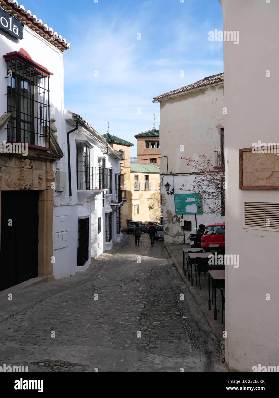 Old Moorish palace of the Casa del Rey Moro in Ronda Spain Stock Photo ...