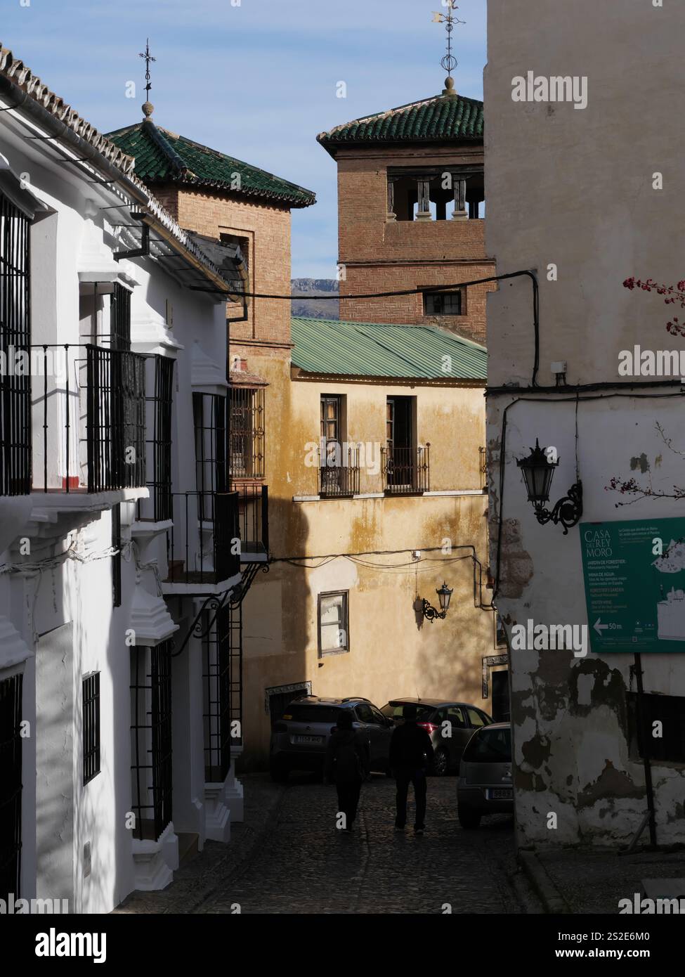 Old Moorish palace of the Casa del Rey Moro in Ronda Spain Stock Photo ...