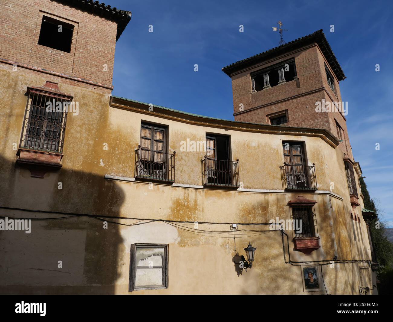 Old Moorish palace of the Casa del Rey Moro in Ronda Spain Stock Photo ...