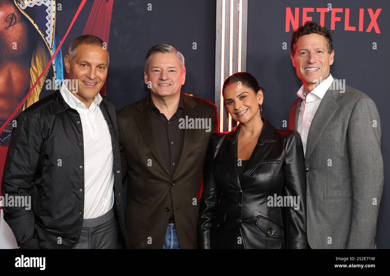 Inglewood, Ca. 06th Jan, 2025. Mark Shapiro, Ari Zev Emanuel, Ted ...