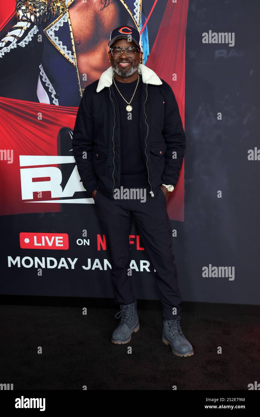 Inglewood, Ca. 06th Jan, 2025. Lil Rel Howery at the WWE Monday Night ...