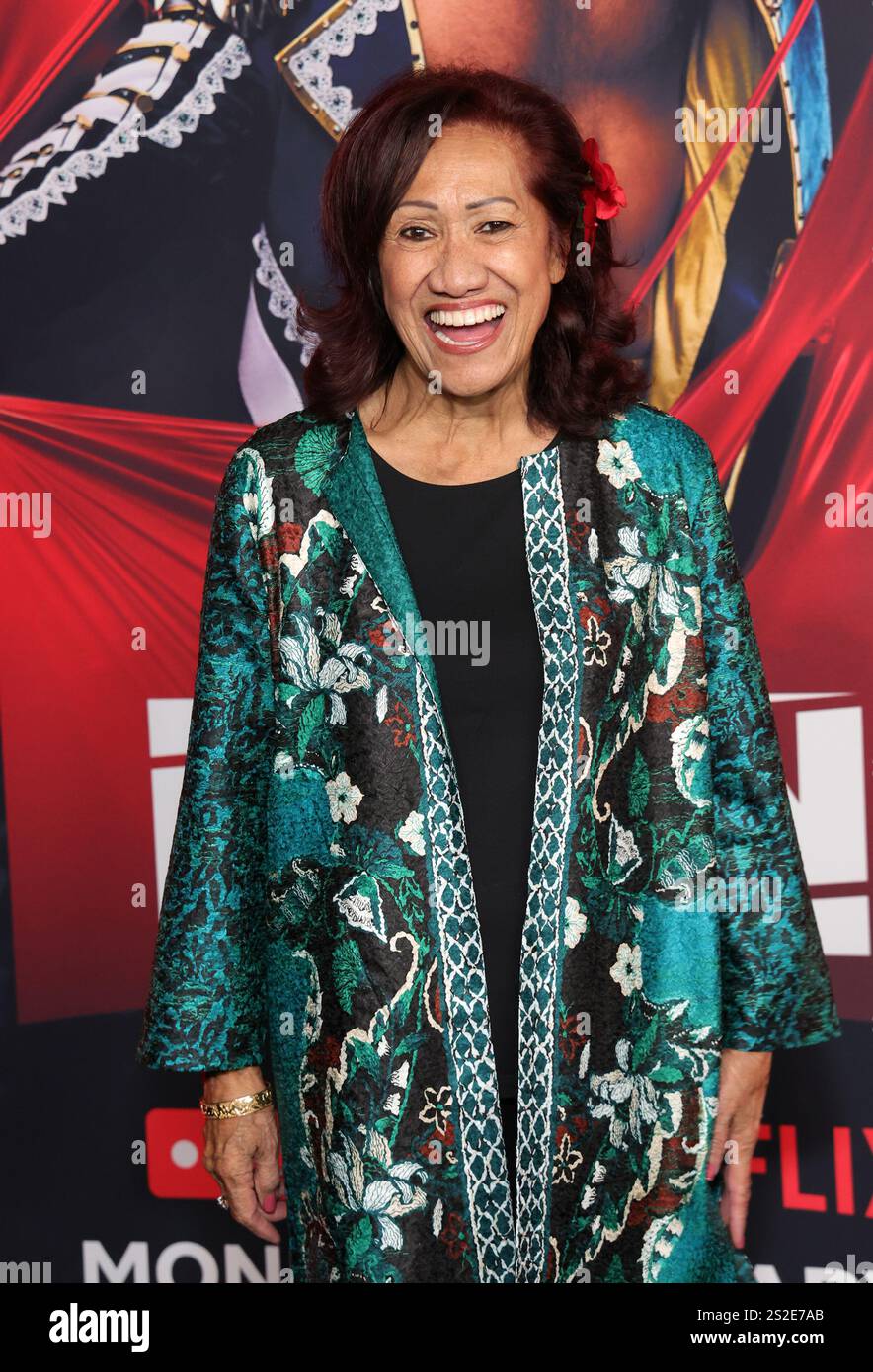 Inglewood, Ca. 06th Jan, 2025. Ata Johnson at the WWE Monday Night Raw ...