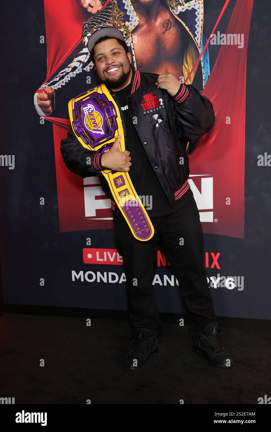 Inglewood, Ca. 06th Jan, 2025. O'Shea Jackson Jr. at the WWE Monday ...