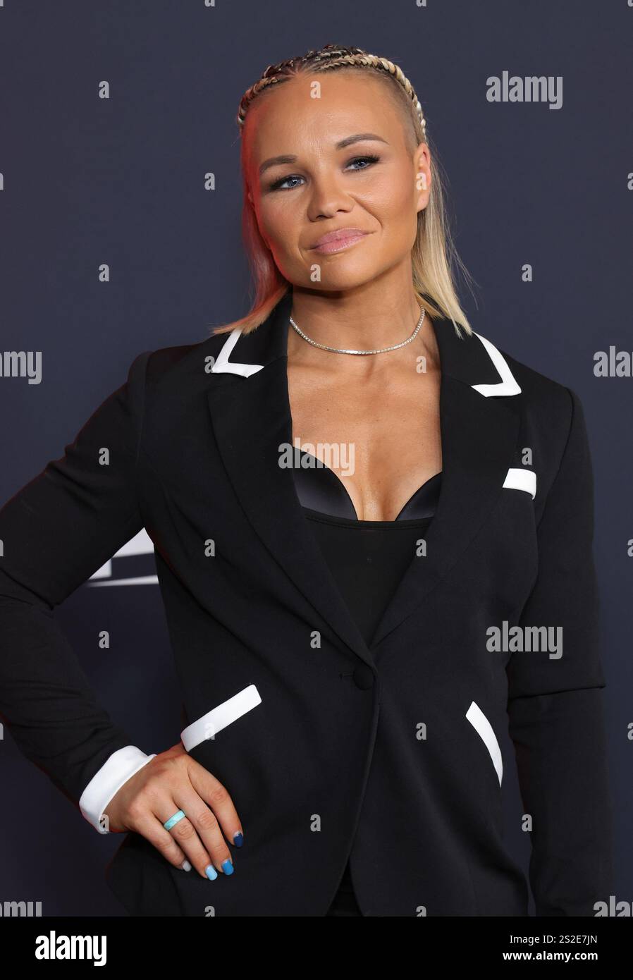 Inglewood, Ca. 06th Jan, 2025. Ivy Nile at the WWE Monday Night Raw ...