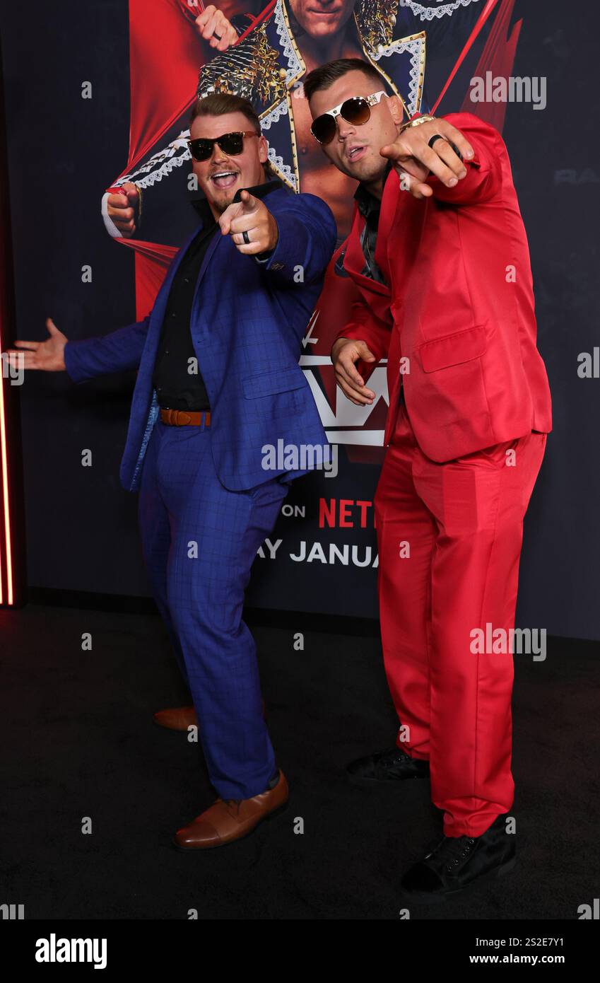 Inglewood, Ca. 06th Jan, 2025. Brutus Creed, Julius Creed at the WWE ...