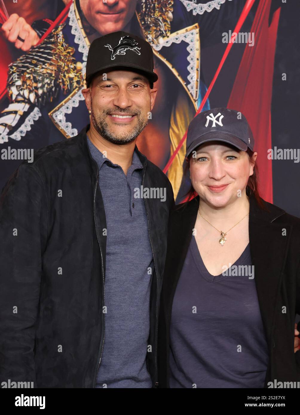 Inglewood, Ca. 06th Jan, 2025. Keegan-Michael Key, Elle Key at the WWE ...