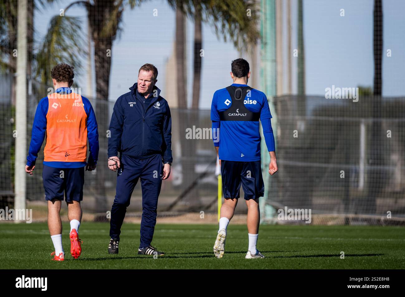Oliva, Spain. 07th Jan, 2025. Gent's head coach Wouter Vrancken ...