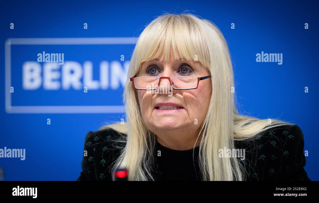 Berlin, Germany. 07th Jan, 2025. Iris Spranger (SPD), Berlin Senator ...