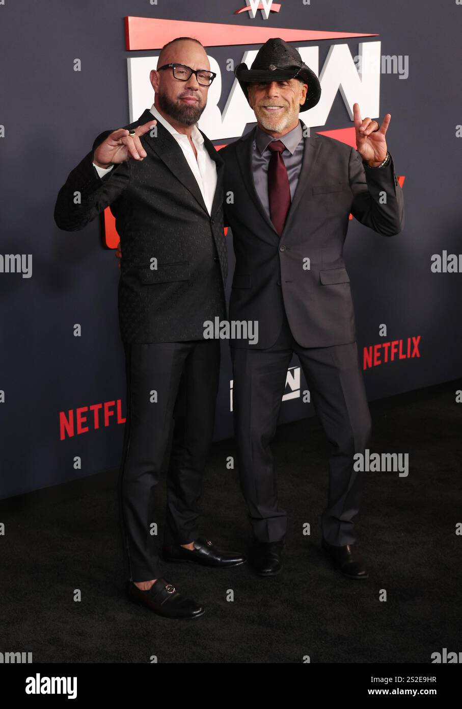 Inglewood, Ca. 06th Jan, 2025. X-Pac, Shawn Michaels at the WWE Monday ...