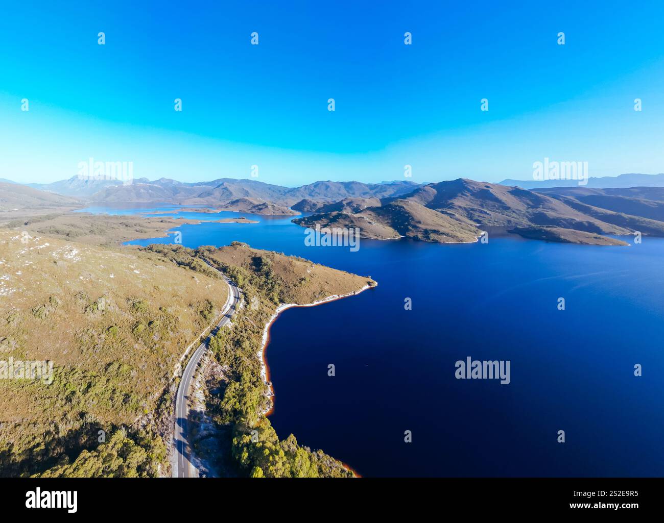 Lake Pedder Landscape in Tasmania Australia Stock Photo - Alamy