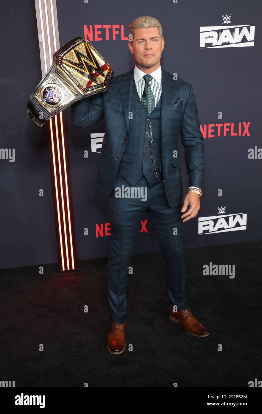 INGLEWOOD, CA - JANUARY 06: Cody Rhodes at the WWE Monday Night Raw Debuts On Netflix at The ...