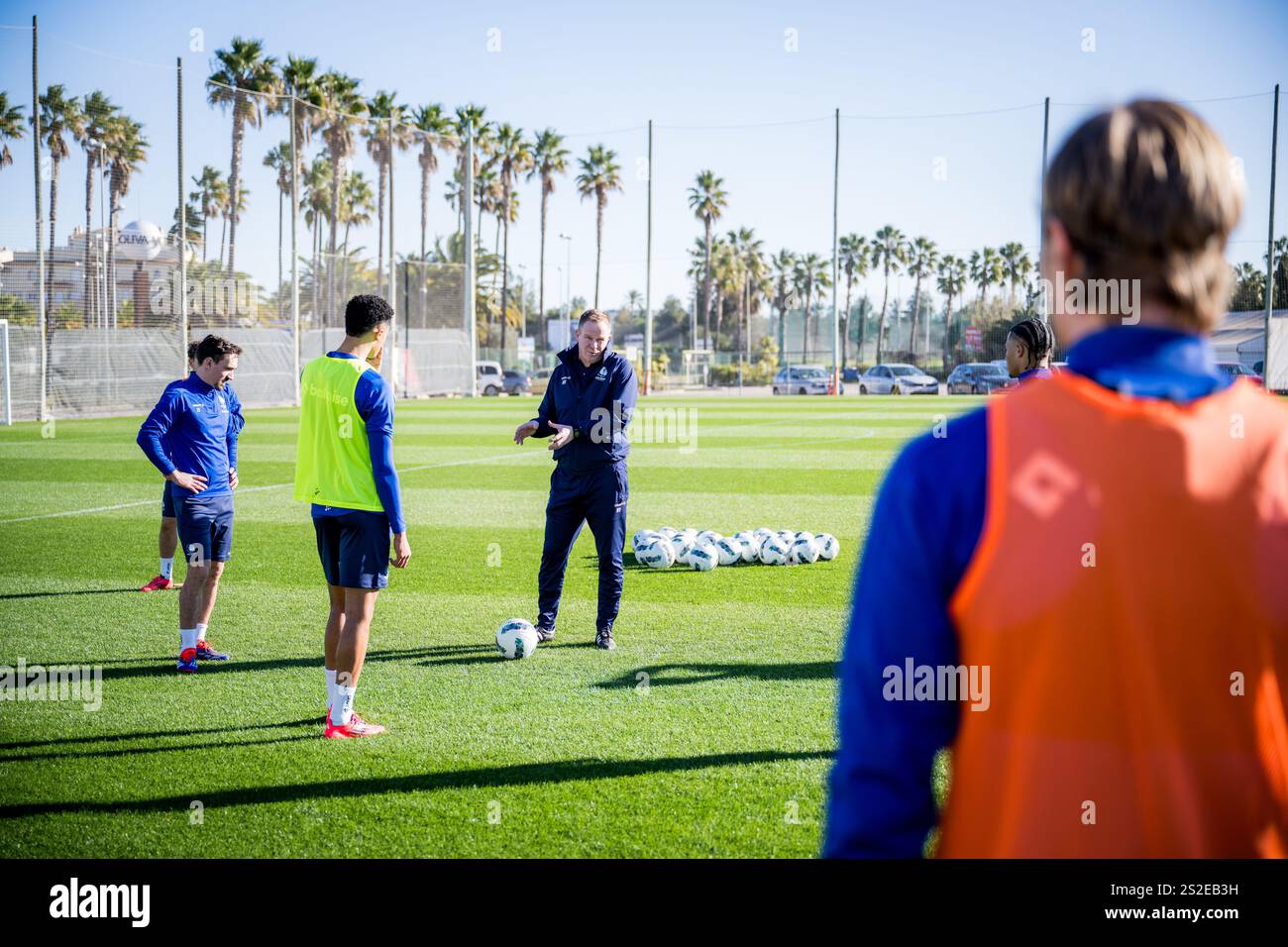 Oliva, Spain. 07th Jan, 2025. Gent's head coach Wouter Vrancken ...