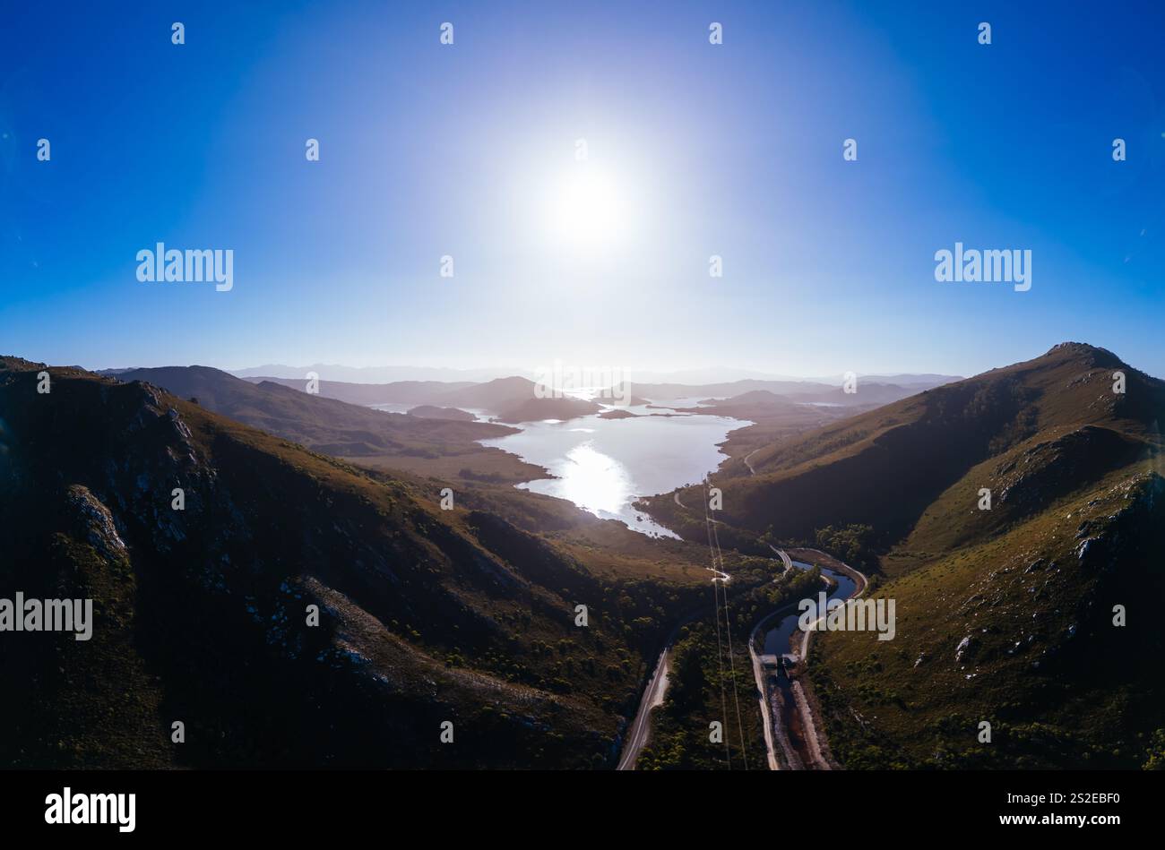 Lake Pedder Landscape in Tasmania Australia Stock Photo - Alamy